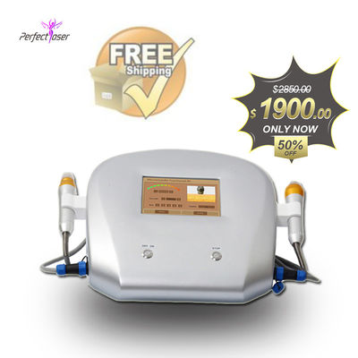 Two Handles RF Fractional Microneedling Machine Skin Rejuvenation Non Insulated