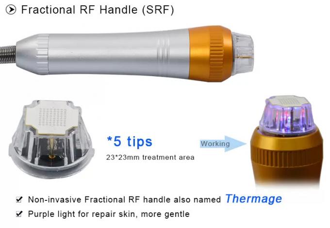 Two Handles RF Fractional Microneedling Machine Skin Rejuvenation Non ... Two Handles RF Fractional Microneedling Machine Skin Rejuvenation Non ...